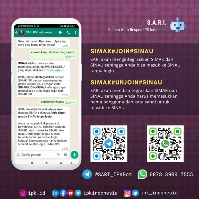 Cara Masuk SINAU dari SIMAK Tanpa Perlu Login - Panduan Ikatan Psikolog Klinis Indonesia